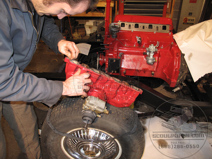 International Harvester 1964 Scout Scout 80,152 engine intake manifold ...